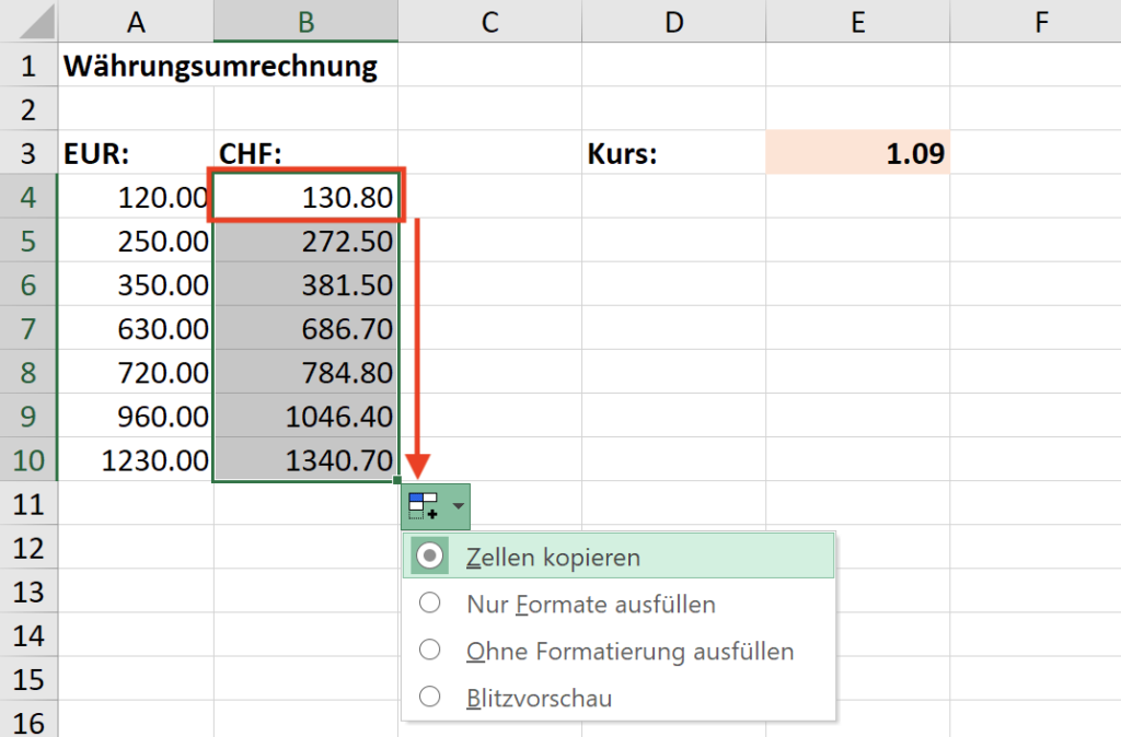 Selbsttest Tabelle (Windows) – digibasics