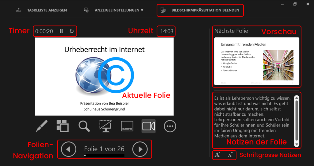 Bildschirmpräsentation – digibasics